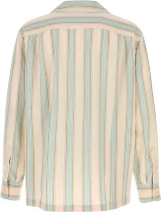 Dolce & Gabbana Rigato Exterior: Viscose Nylon Silk Camicie Shirt
