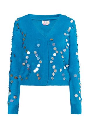 Izia Strickjacke Damen blau
