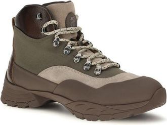 Brunello Cucinelli Bicolor Nylon Hiking Boot - Brown