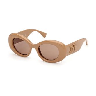 Max Mara Lunettes de soleil 45E - Femme - Accessoires - Brun - Taille: 50 MM