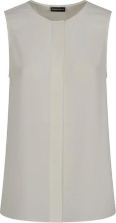 Emporio Armani Femme, Tops, Beige, Taille: 48 FR D&eacute;bardeur