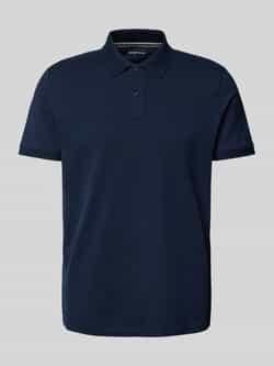 Tom Tailor Regular Fit Poloshirt aus Baumwoll-Piqu&eacute; mit Logo-Stitching