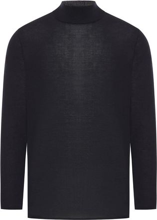 Transit Par-Such Rundhalspullover - Schwarz