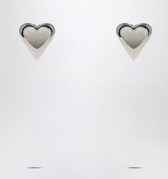 Alaia Le Coeur Bombé silver earrings