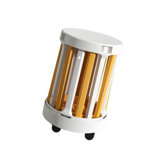 Generic Satzhocker mit R&auml;dern, runde tragbare Barhocker, 37 x 37 x 55,5 cm, for die Verwendung als Nachttisch im Schlafzimmer, Wohnzimmer, Bar, Apartments(Col