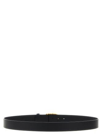 Balenciaga Mens Black Calfskin Regular Belt