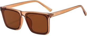 Generic Lunettes De Soleil D&eacute;coratives &Agrave; Petite Monture For Hommes Et Femmes, Id&eacute;ales For La Conduite, Les Vacances Ou Lext&eacute;rieur(Brown)