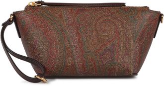 Etro Womens Mini Handbag Arnica Brown Cotton Handbags Hand Bags