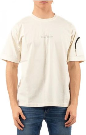 Stone Island Homme, Tops, Blanc, Taille: XL Pull &Eacute;l&eacute;gant