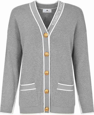 Elisabetta Franchi Cardigan - Grau
