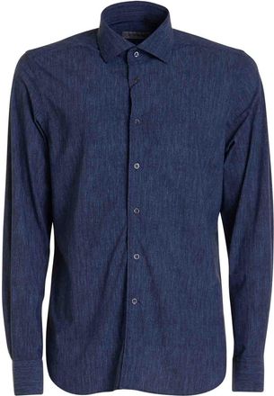 Corneliani Hemd - Helles Jeansblau