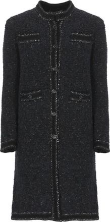 D.exterior Femme, Manteaux, Noir, Taille: 40 FR Wool Coat