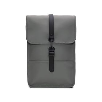 Rains Rucksack, wasserdicht, f&uuml;r Damen und Herren, Laptoptasche f&uuml;r Arbeit oder Reisen, GRAU, Mini, Modern