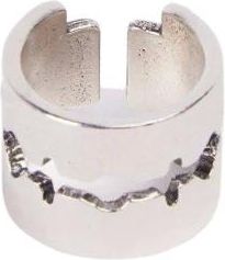 John Richmond Homme, Accessoires, Gris, Taille: L Anello dettaglio blade