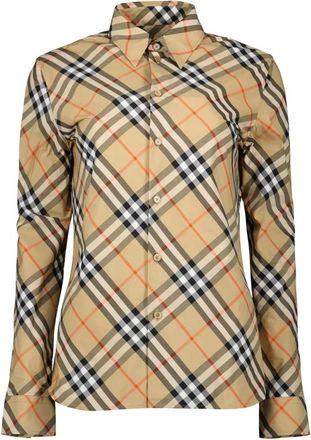 Burberry Femme, Blouses et Chemises, Multicolore, Taille: 34 FR Chemise &agrave; carreaux