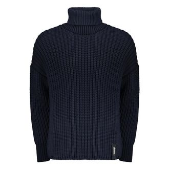 Herno Femme, Pulls, Bleu, Taille: 38 FR Pull Col Roul&eacute;