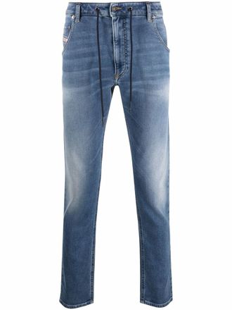 Diesel jean Krooley JoggJeans fusel&eacute; - Bleu
