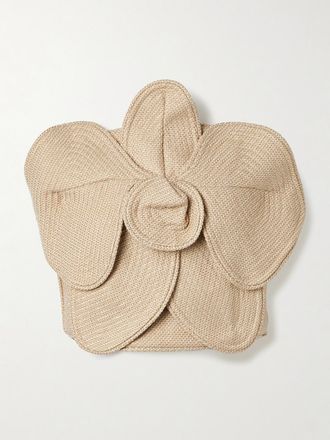 Andres Otalora Haut Bustier Raccourci En Tissu À Appliqués Florencia - Marron