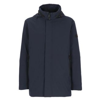Peuterey Lange Steppjacke - - Jackets - Herren - Blau - S