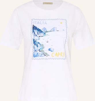 Lilienfels Lilienfels T-Shirt Mit Pailletten weiss