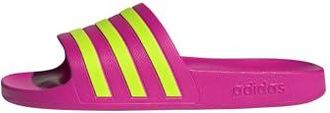 adidas Femme Adilette Aqua Slides, Shock Pink/Solar Slime/Shock Pink, 37 EU
