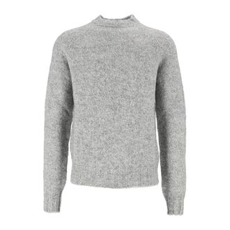 Ballantyne Rundhals-Strickware - - Knitwear - Herren - Grau - 2XL