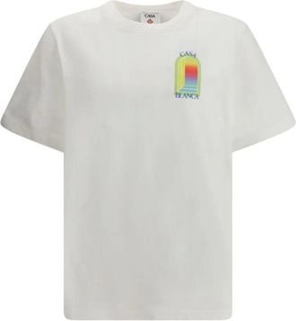 Casablanca Homme, Tops, Blanc, Taille: L LArche T-shirt