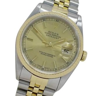 Rolex Montre vintage Pre-owned 16233 T - Homme - Pre-owned - Jaune - Taille: ONE Size