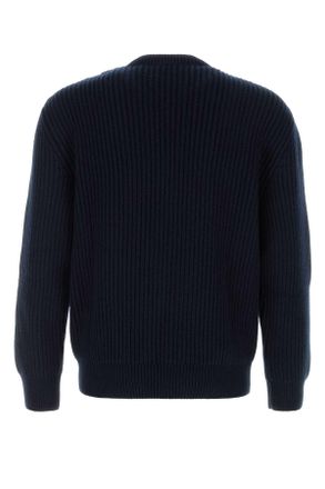 Ferragamo Ribbed Sweater - Navy