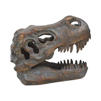 Nemesis Now Figur Tyrannosaurus Rex Totenkopf, freistehend, 18,5 cm, Grau