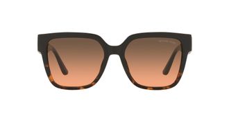 Michael Kors Sonnenbrille für Damen, Dark Tortoise/Brown Shaded, 54/17