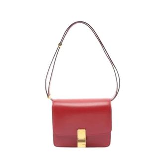 Celine Sac bandouli&egrave;re vintage Pre-owned - Femme - Pre-owned - Rouge - Taille: ONE Size