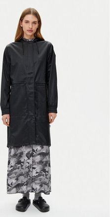 Rains Regenjacke String W 18550 Schwarz Regular Fit