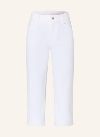 Alberto 3/4-Golfhose Mona-C - fx4 Dry Cooler Mit Schmucksteinen weiss