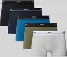 HUGO BOSS Slim Fit Trunks aus Baumwoll-Mix im 5er-Pack Modell 5P ESSENTIAL