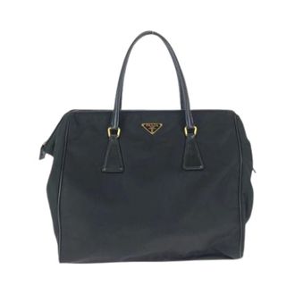 Prada Sac &agrave; main vintage en nylon Pre-owned - Femme - Pre-owned - Noir - Taille: ONE Size