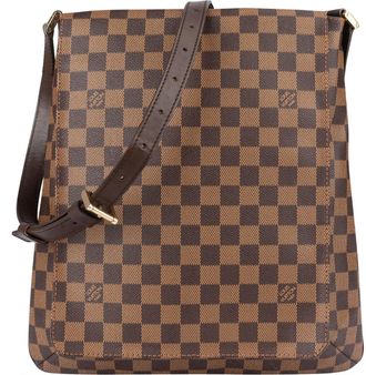 Louis Vuitton Crossbody Bags - Louis Vuitton Damier Ebene Salsa Musette PM Should - Gr. unisize - in Braun - f&uuml;r Damen