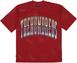 The Hundreds Homme, Tops, Rouge, Taille: S Tunique &agrave; col en V
