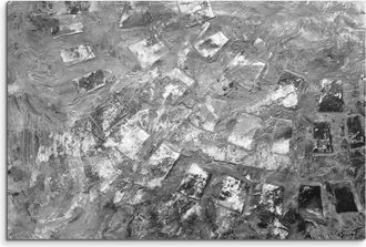 Paul Sinus Art Sinus Art Abstrakt 804-120x80cm SCHWARZ-Weiss Bilder - Wandbild Kunstdruck in XXL Format - Fertig Aufgespannt - TOP - Leinwand - Wand Bild - Kunst Bil