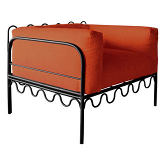 Honor&eacute; Fauteuil Dolores, pi&eacute;tement noir Honor&eacute;