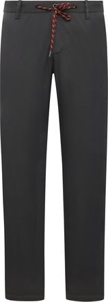 Alberto Superleichte Chino mit Stretch und Tunnelzug, Slim Fit in