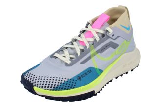 Nike Nike Damen React Pegasus Trail 4 Gore-tex Sneaker, Wolfgrau Volt Stadium Grün Baltblau, 40.5 EU