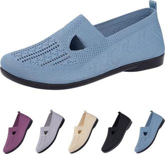Generic Chaussures pour Femme sans Lacets, Chaussures Plates d&eacute;contract&eacute;es, Chaussures de randonn&eacute;e en Respirante, &eacute;l&eacute;gantes et Confortables, Chaussures d&eacute;t&eacute; 