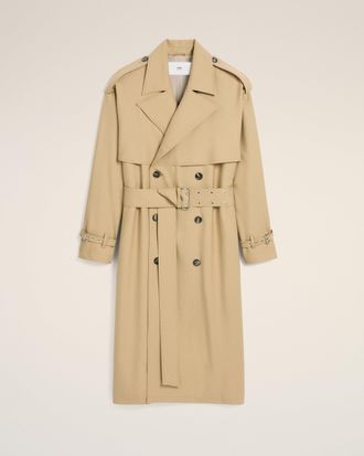 Ami Ami Paris - Trenchcoat aus Wolle in Beige Beige - Gr&ouml;&szlig;e: XL - f&uuml;r Herren