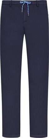 Alberto Superleichte Chino mit Stretch und Tunnelzug, Slim Fit in