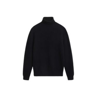 Woolrich Melton Rollkragenpullover - - Knitwear - Herren - Blau - L