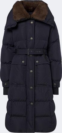 Moncler Daunenmantel Gelisette mit Shearling