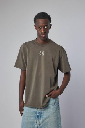 44 Label Group Tee Jersey Granite + 44 Stamp Dirty White