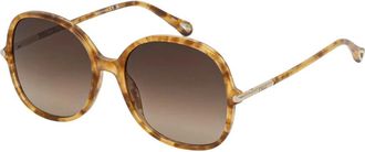 Chlo&eacute; Femme, Accessoires, Brun, Taille: 57 MM Lunettes de soleil