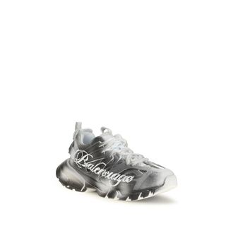 Balenciaga Womens Gray Polyamide Athletic Sneakers